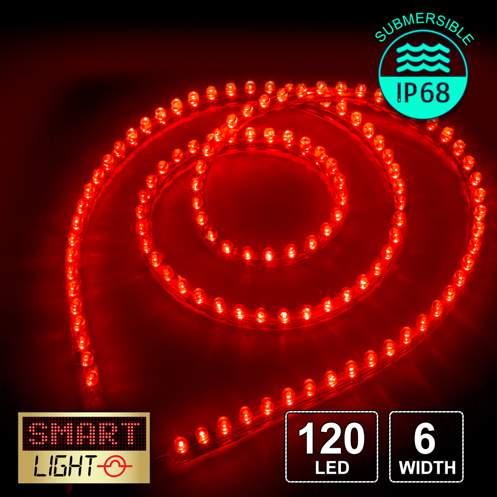 12V IP68 Waterproof Silicon/Rubber Flexible DIP LED Strip Light *Fish ...