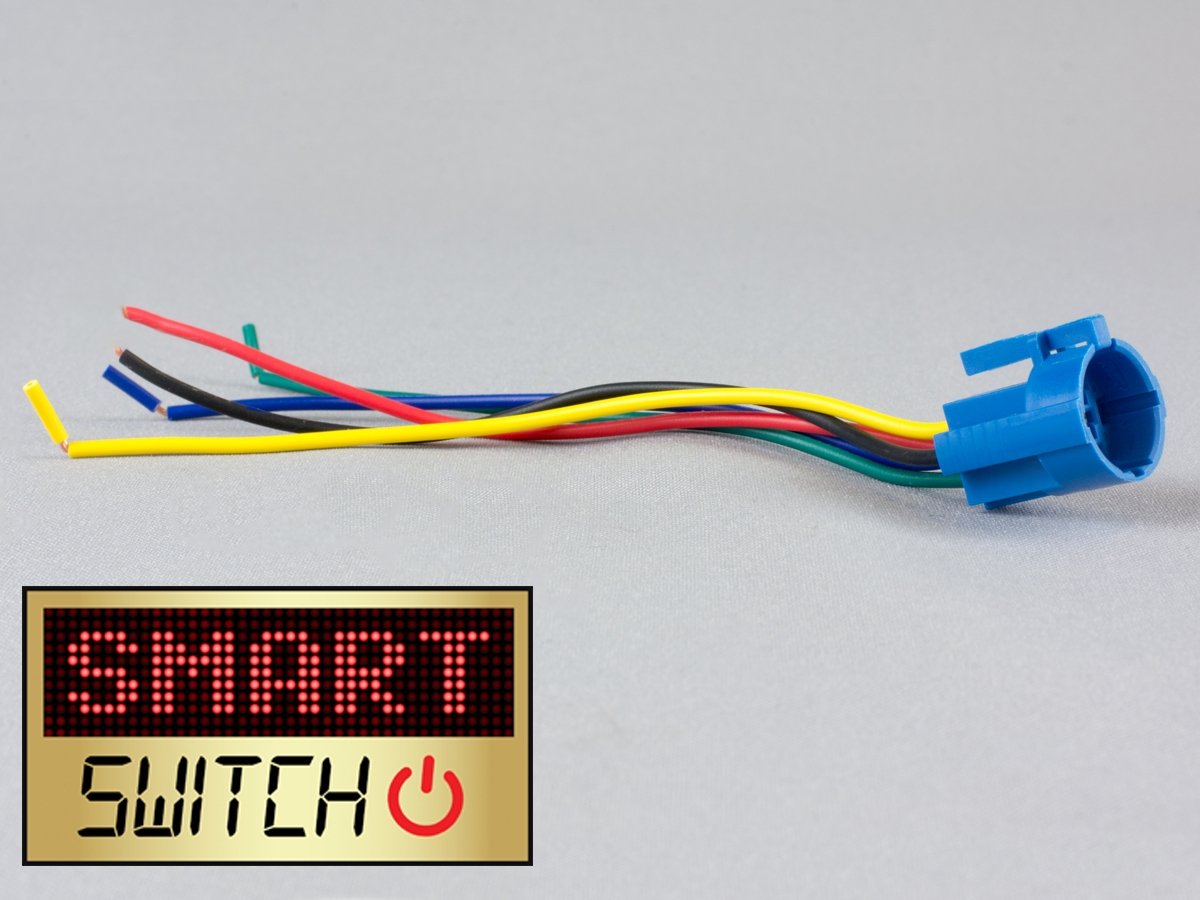 19mm Fly Lead Connector for SmartSwitch 12v/24v 22mm Angel Eye LED Halo ...